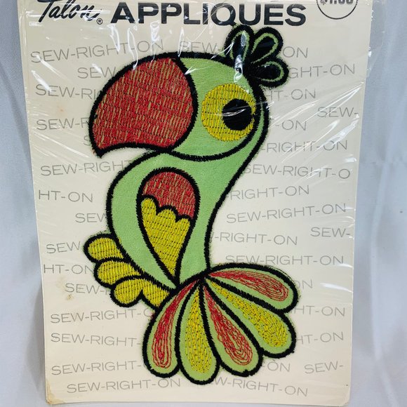 Vintage | Accessories | Boho Talon Sew On Toucan Bird Appliqu | Poshmark